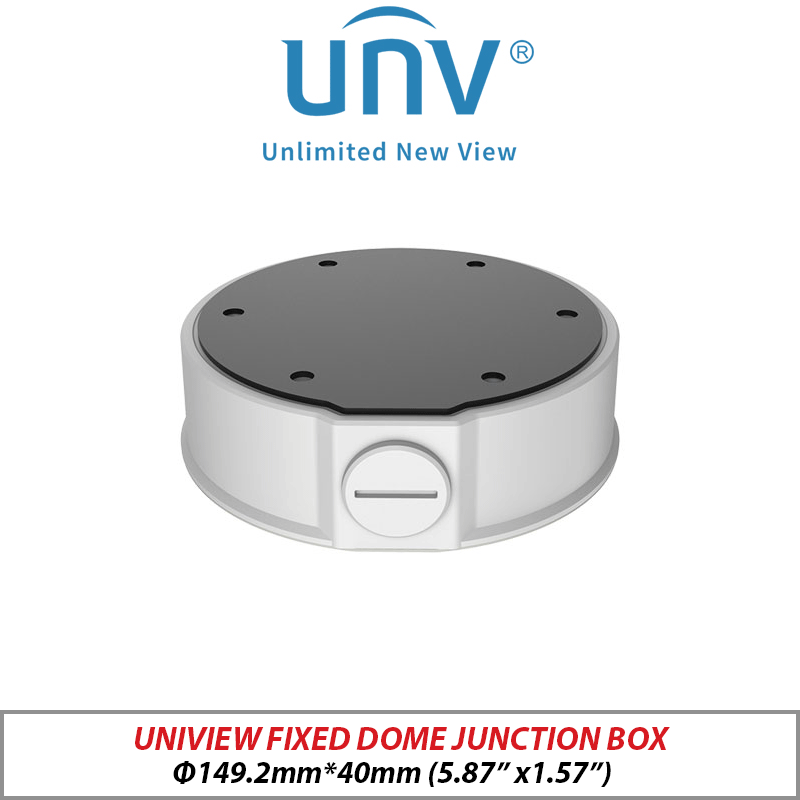 UNIVIEW FIXED DOME JUNCTION BOX UNV-TR-JB04-D-IN ∙ Doris CCTV