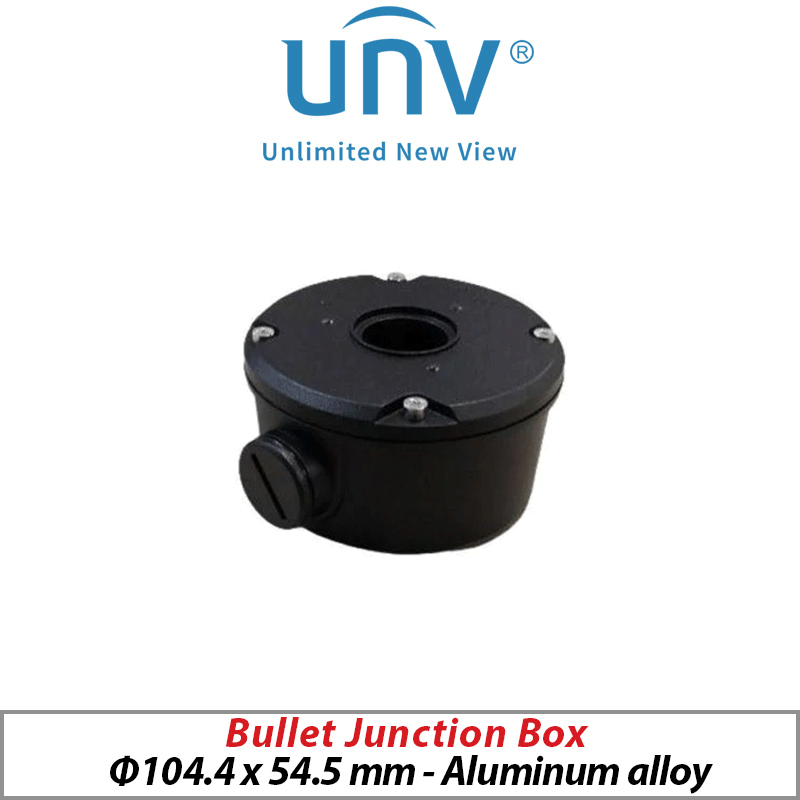 UNIVIEW BULLET CAMERA JUNCTION BOX BLACK UNV-TR-JB05-B-IN-BLACK ∙ Doris ...
