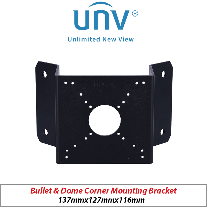 UNIVIEW PTZ DOME CORNER MOUNT TR-UC08-C-BLACK ∙ Doris CCTV