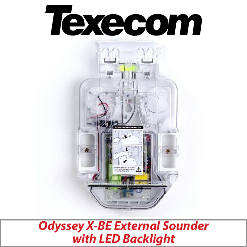 TEXECOM ODYSSEY 5 X-BE B/P WDC-0001 EXTERNAL SOUNDER WITH LED BACKLIGHT ...