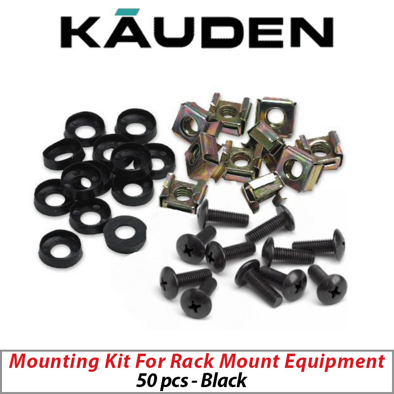 KAUDEN CAGE NUT KIT PACK OF 50 BLACK WMP-50 ∙ Doris CCTV